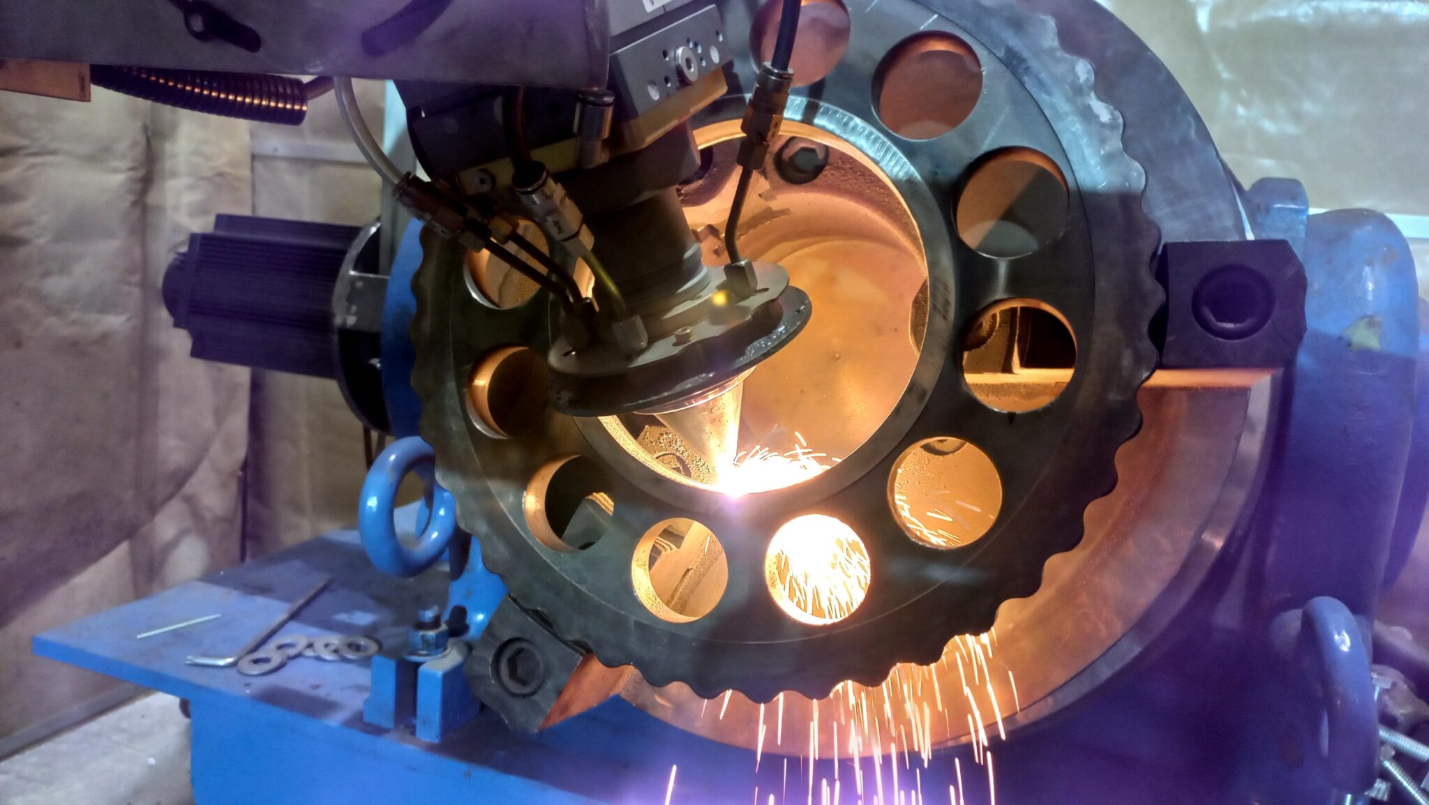 Pictures of Laser Cladding Process (Part 1) - Laser Cladding