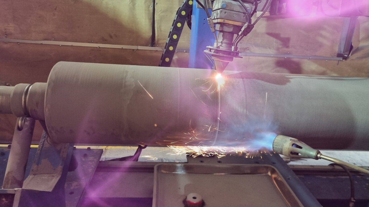 Pictures of Laser Cladding Process (Part 3) - Laser Cladding