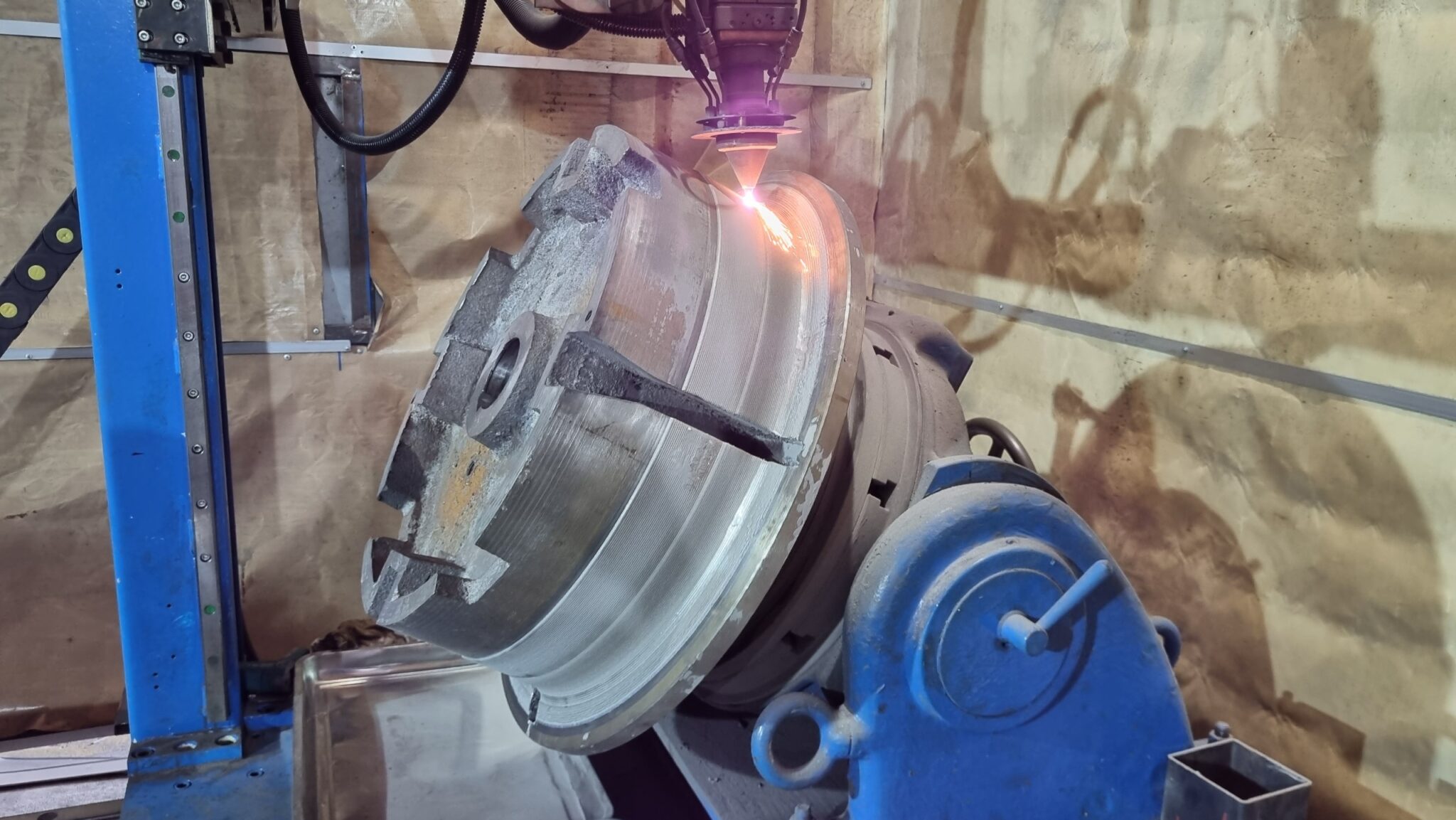 Pictures of Laser Cladding Process (Part 5) - Laser Cladding