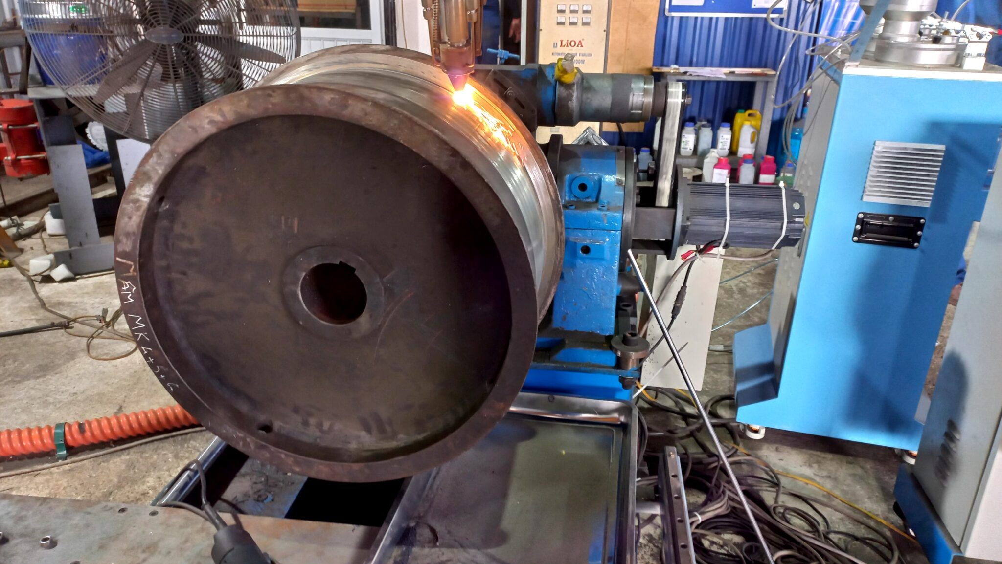 Pictures of Laser Cladding Process (Part 3) - Laser Cladding