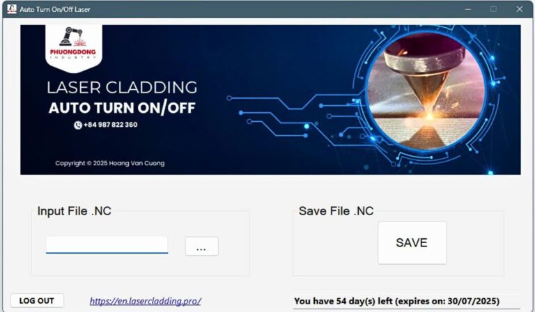 Auto Turn On/Off Laser – Smart Control for Laser Cladding - Laser Cladding